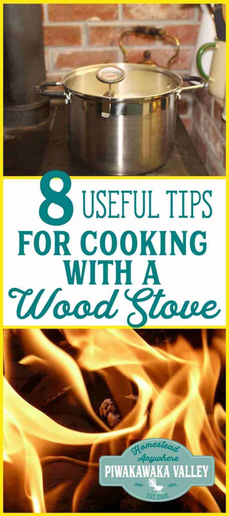 8 Useful Tips for Cooking in a Wood Burning Stove